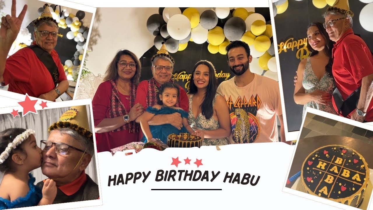 Happy Birthday HaBu | Surprise birthday party for Baba | Growing with ...
