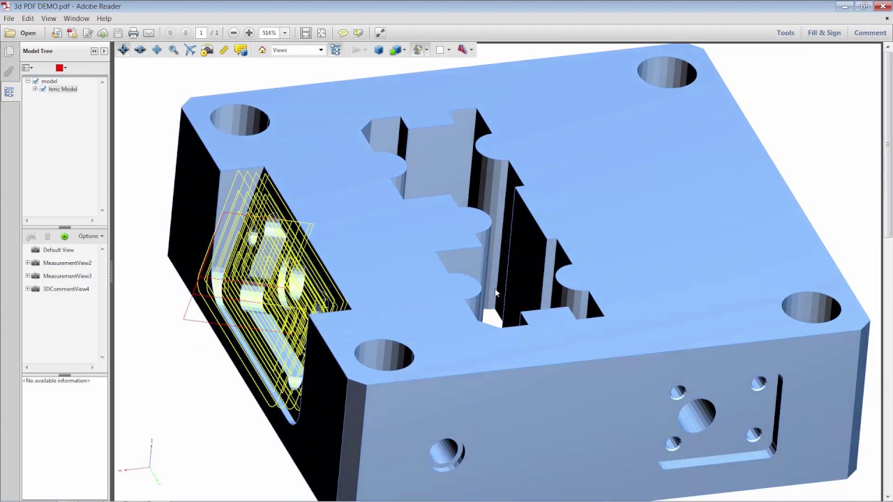 Xuất file PDF 3D Model - YouTube