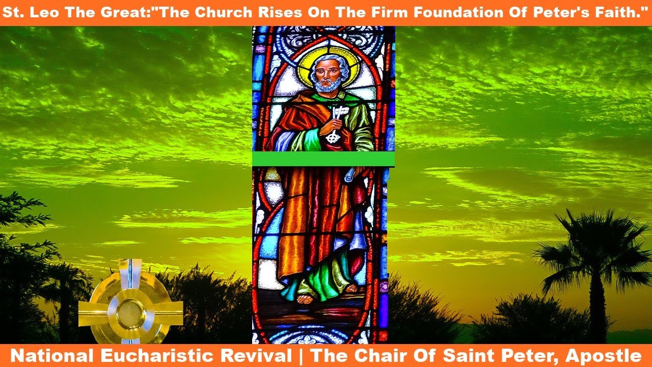 DesertBedrock: The Chair Of Saint Peter, Apostle + On This Rock ...