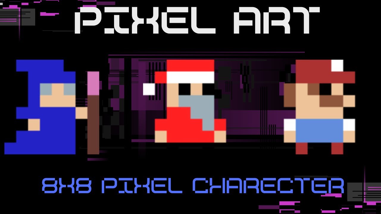 🧙🏻‍♂️8x8 Pixel Characters Aseprite: keep it simple - YouTube