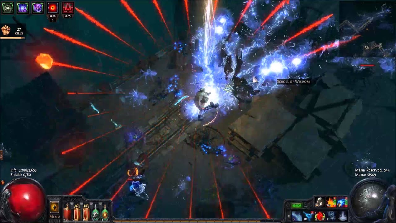 Path of Exile -- ALL THE SPELLS - YouTube