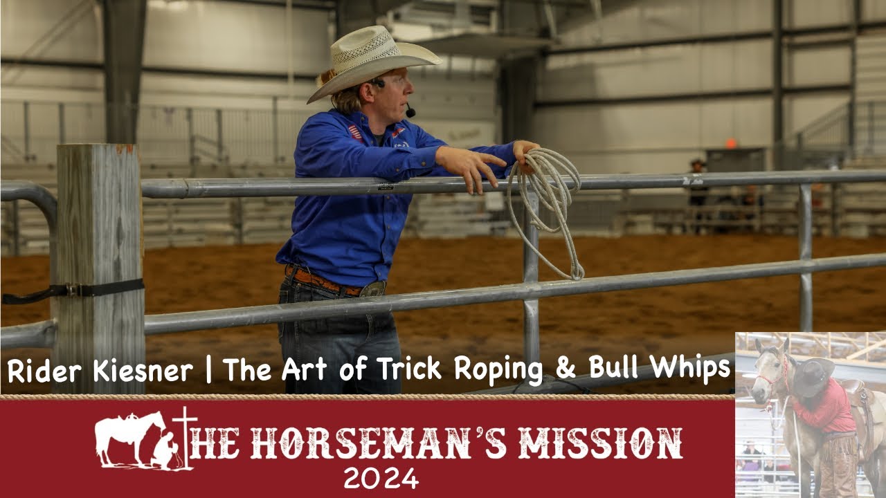 The Art of Trick Roping and Bull Whips | Rider Kiesner | 2024 The ...