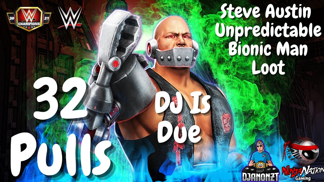 32 Pulls in Steve Austin Unpredictable Bionic Man Debut Loot-WWE ...
