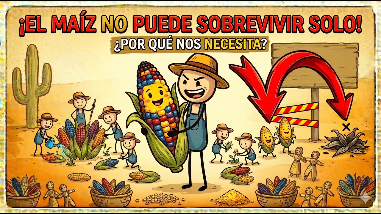 Por qué el maíz no puede sobrevivir sin los humanos - YouTube