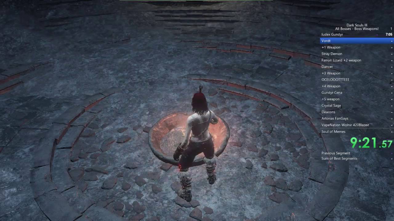 DS3 speedrun - Wolf Knight Greatsword all bosses - YouTube