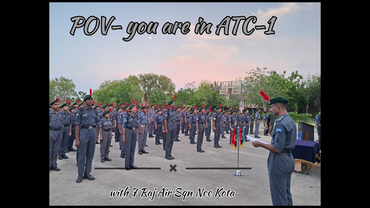 Annual Training Camp 1 (2023) | 7 Raj Air Sqn NCC Kota - YouTube