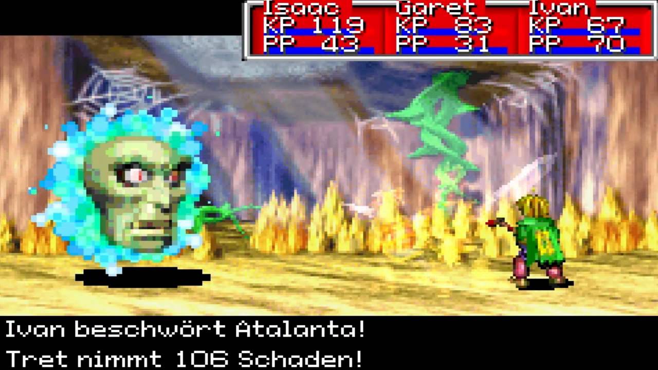 Golden Sun Bossrun: 2. Boss - Tret - YouTube