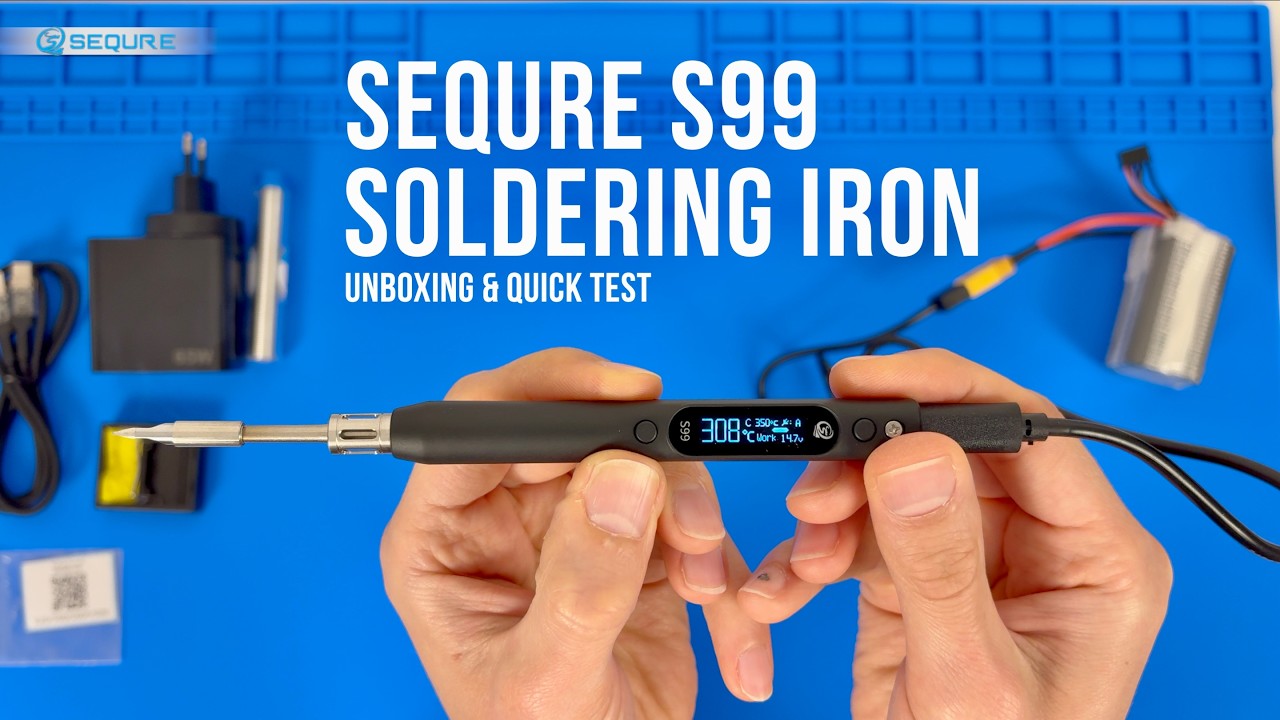 SEQURE S99 Soldering Iron Unboxing & Review | Supports PD/QC/DC/PPS ...