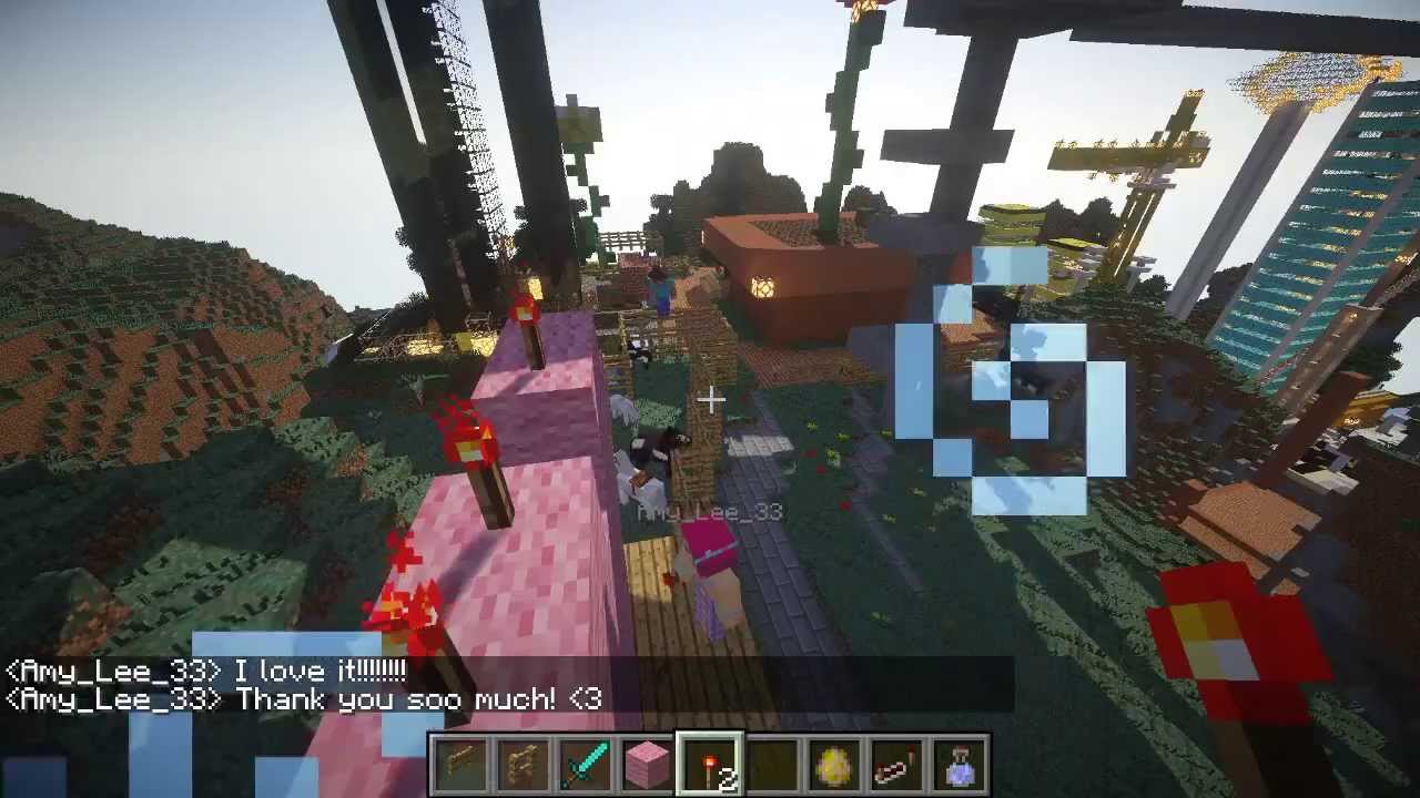 Father and Son Minecraft EP# 15 Amy Lee Comes to Visit - YouTube