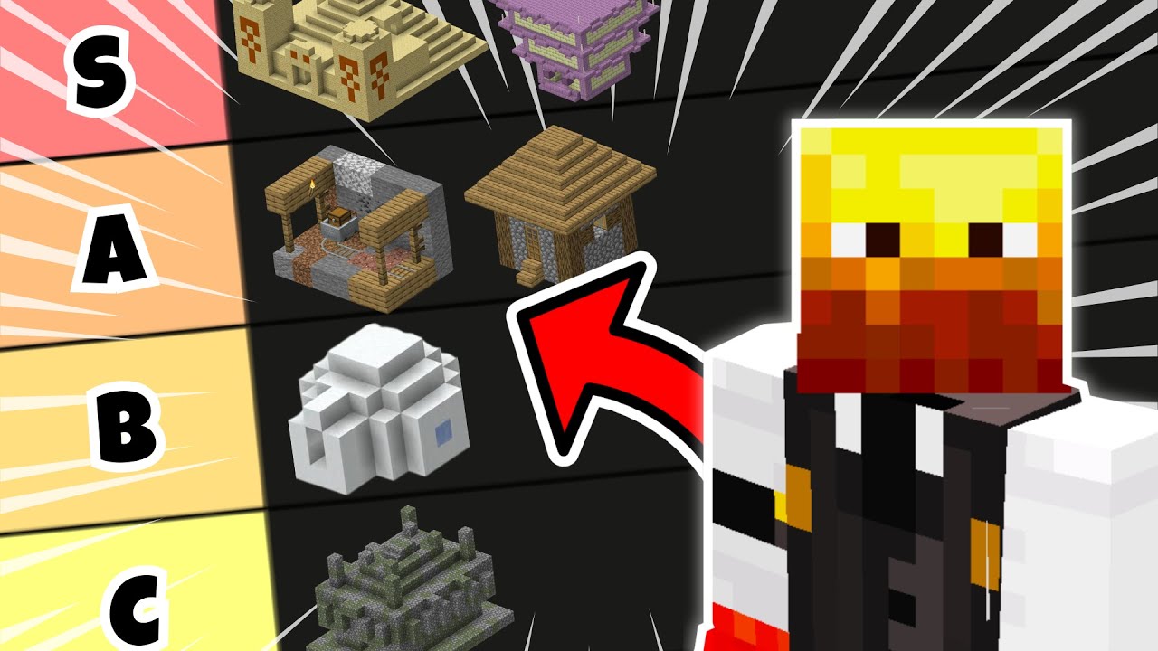 Minecraft STRUCTURE TIER LIST - YouTube