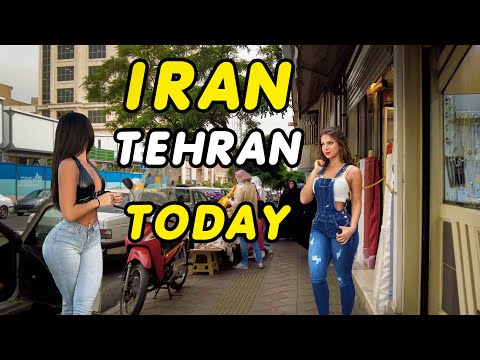 IRAN TEHRAN TODAY / Walking in the North / Gandhi Street #walking