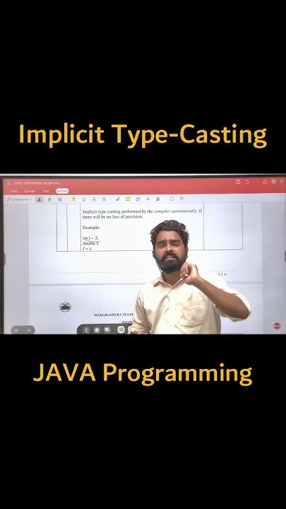 Implicit typecasting | By Rajan Sir - YouTube