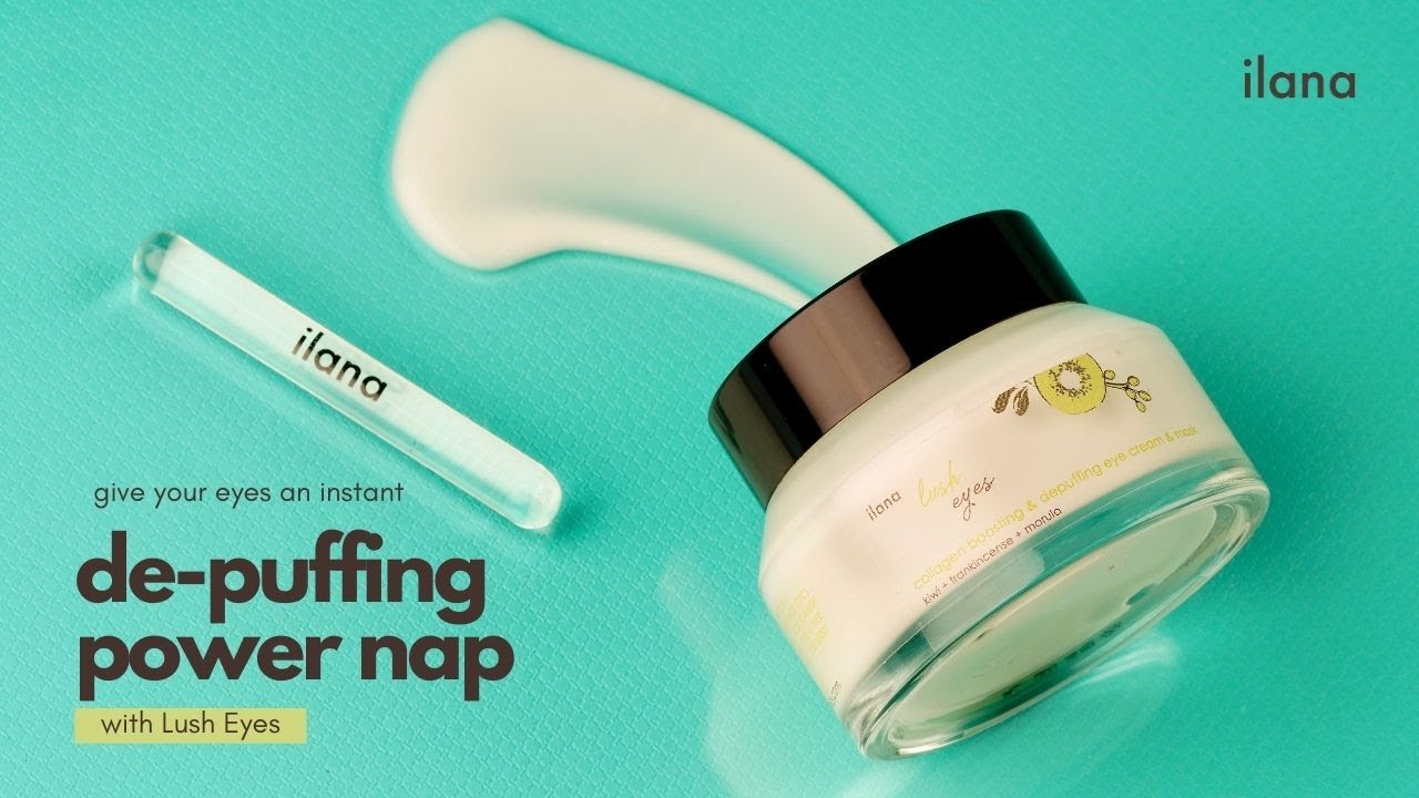 Lush Eyes - Collagen Boosting Eye Cream and Mask - YouTube