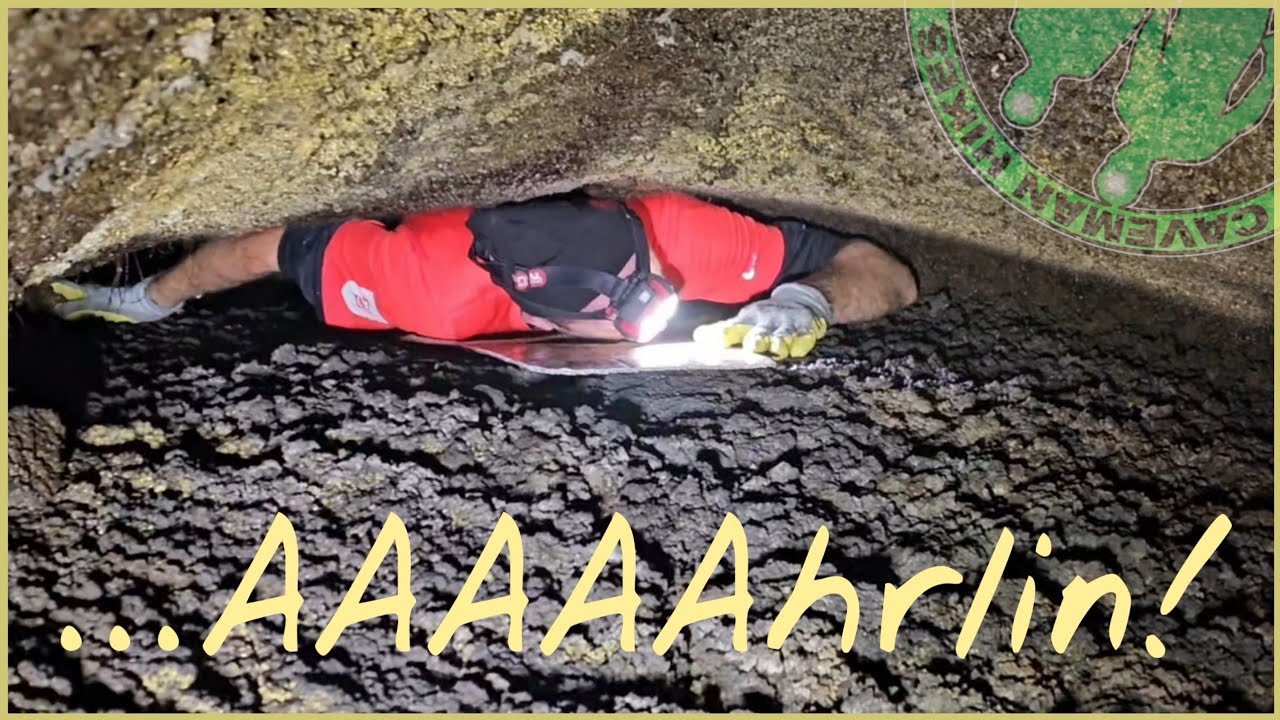 Purpose, technique and mastery of the claustrophobic cave crawl. - YouTube
