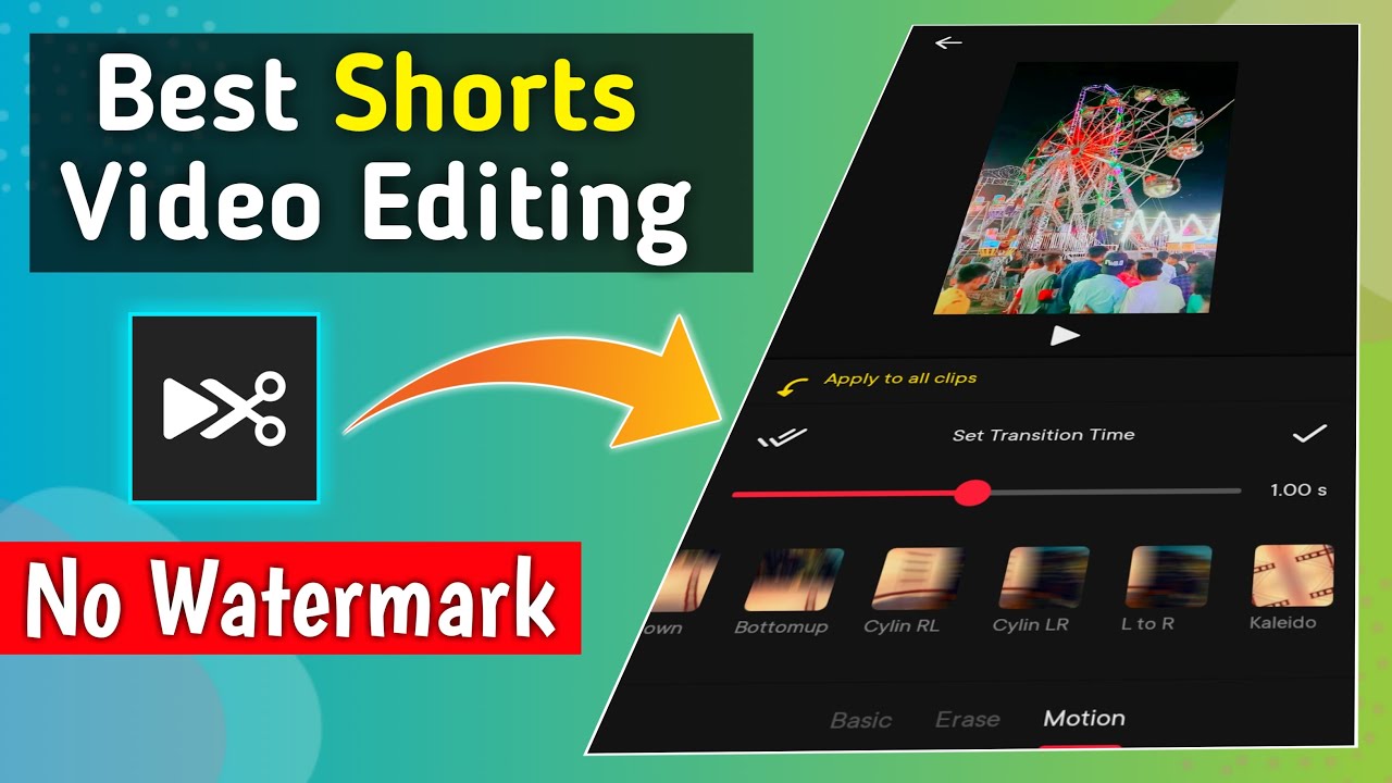 Best Shorts Video Editing App | Beat Effect | Motion Effect ...