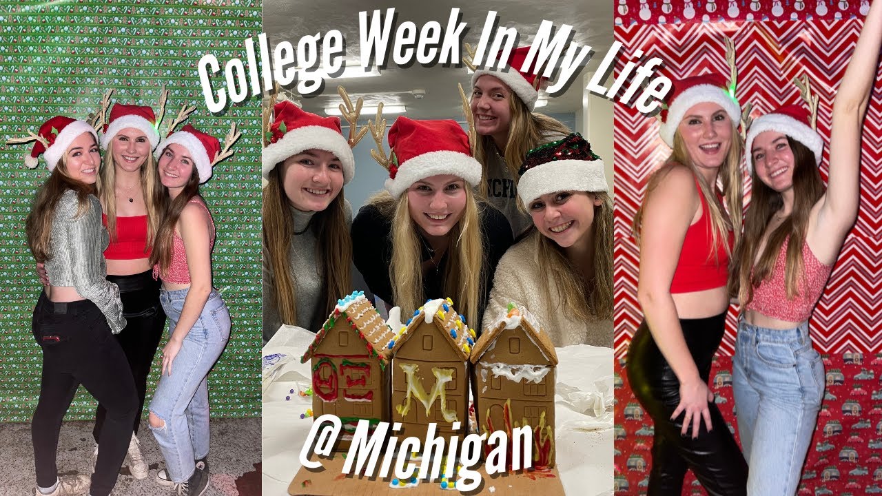 College Week In My Life @ Michigan | Last Week Of Fall Semester ...