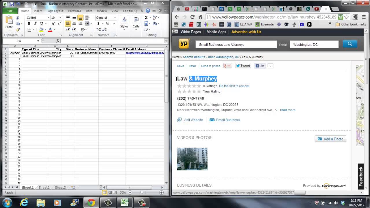 Lead Generation Spreadsheet Example - YouTube