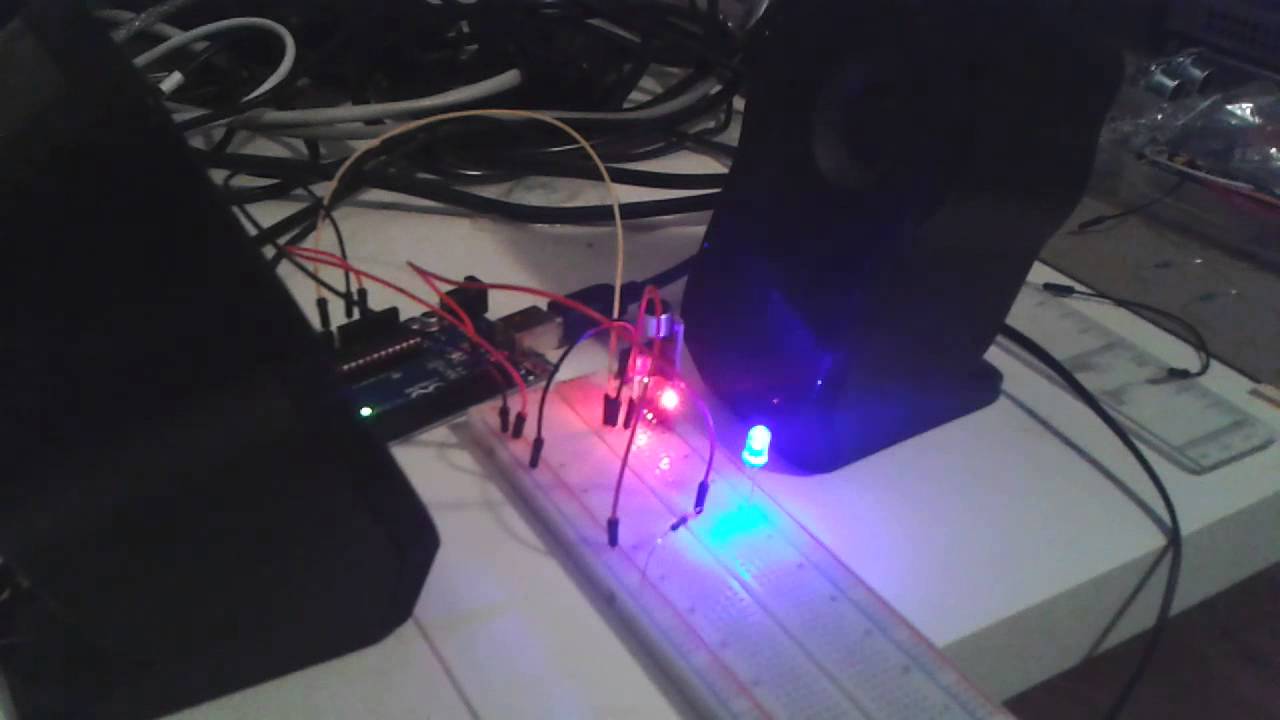 Arduino Sound Sensor - Blinking LED test - YouTube
