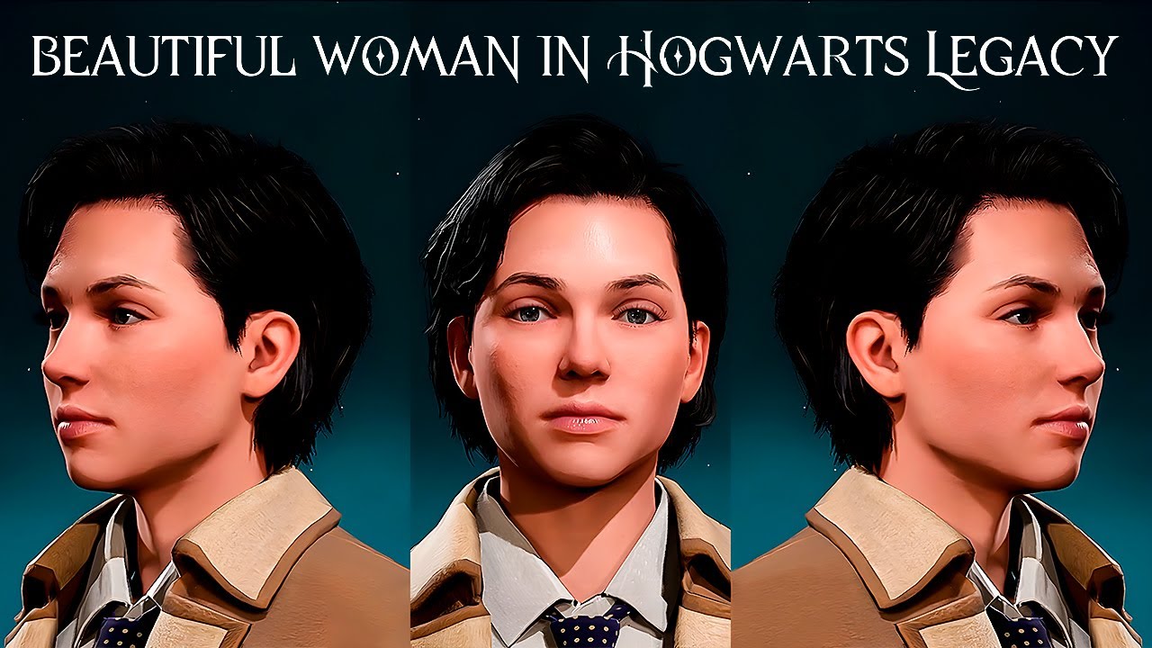 BEAUTIFUL WOMAN IN HOGWARTS LEGACY - YouTube