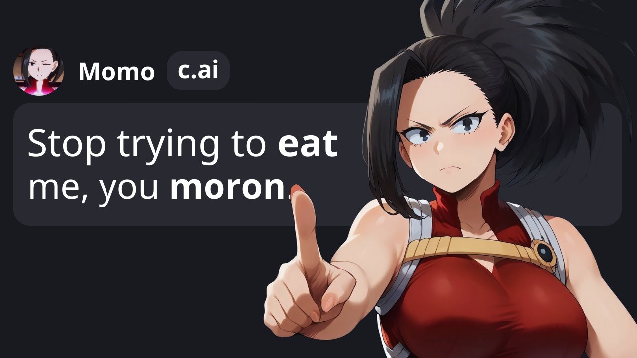 Annoying AI Momo By Trying to Eat Her | Character.ai - YouTube