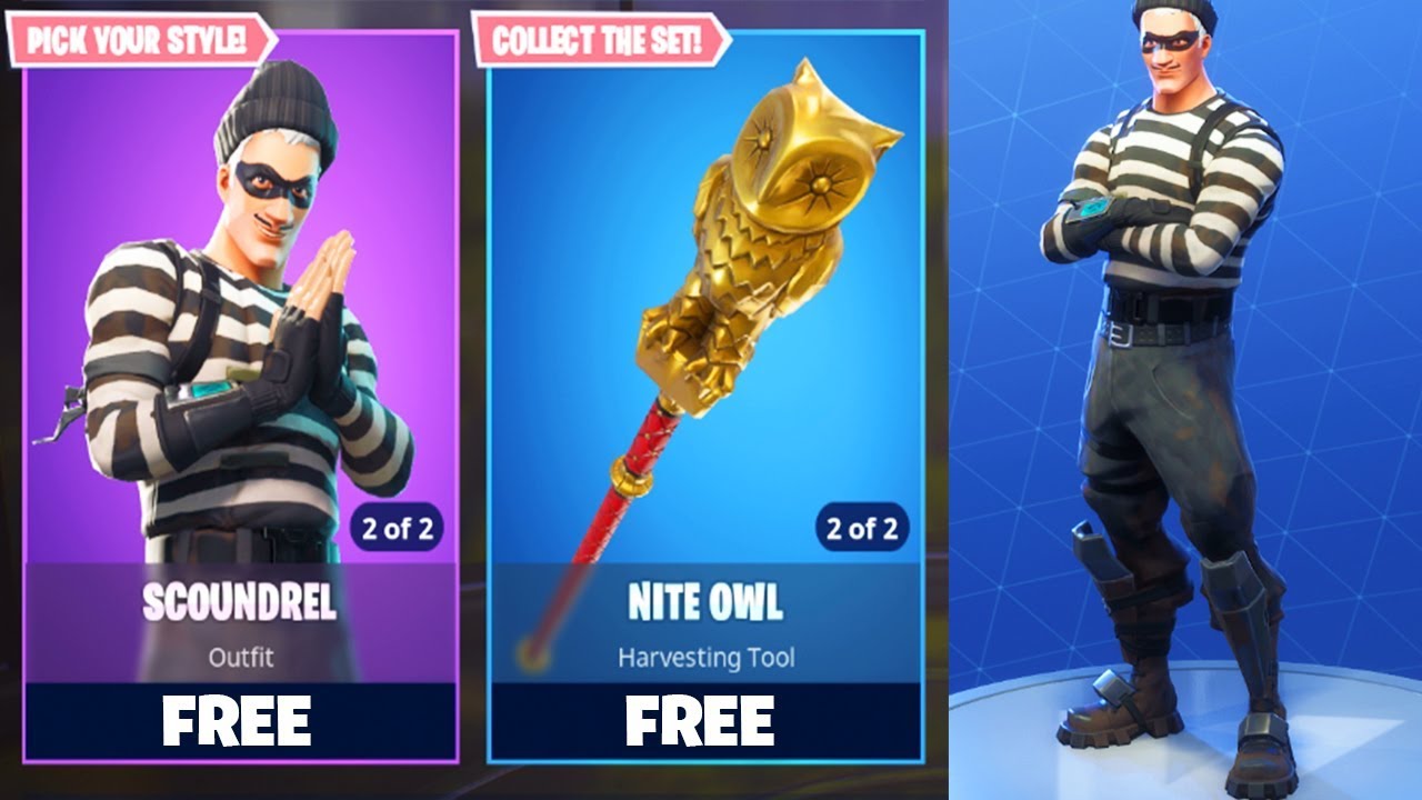 NEW FORTNITE FREE SKINS UPDATE! NEW "ROBBER" FREE SKIN IN FORTNITE ...
