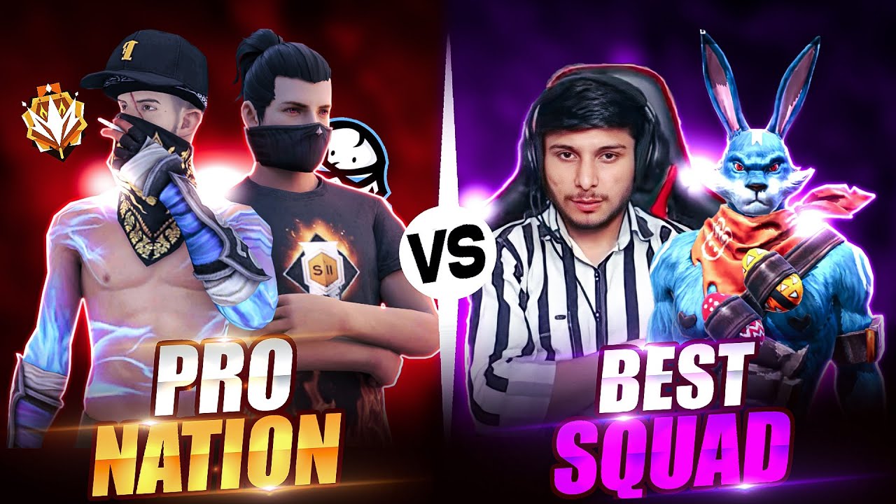 PRO NATION🔥VS BEST E-SPORT PLAYER'S 😈||FREE FIRE LIVE #pronation # ...