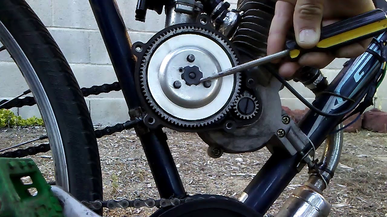 How To Fix Slipping Clutch Motorized Bike Bicycle Youtube