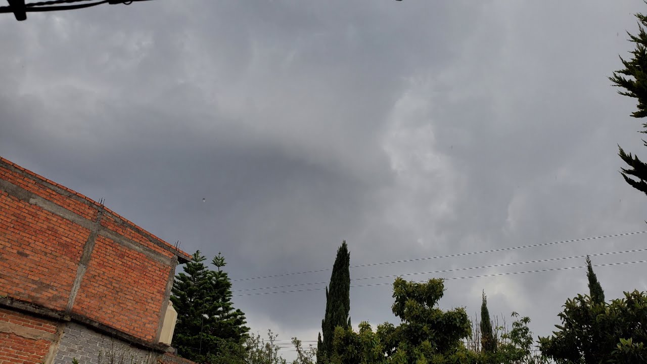 Thunderstorm with a lot of thunder in Michoacán México March 16, 2020 ...