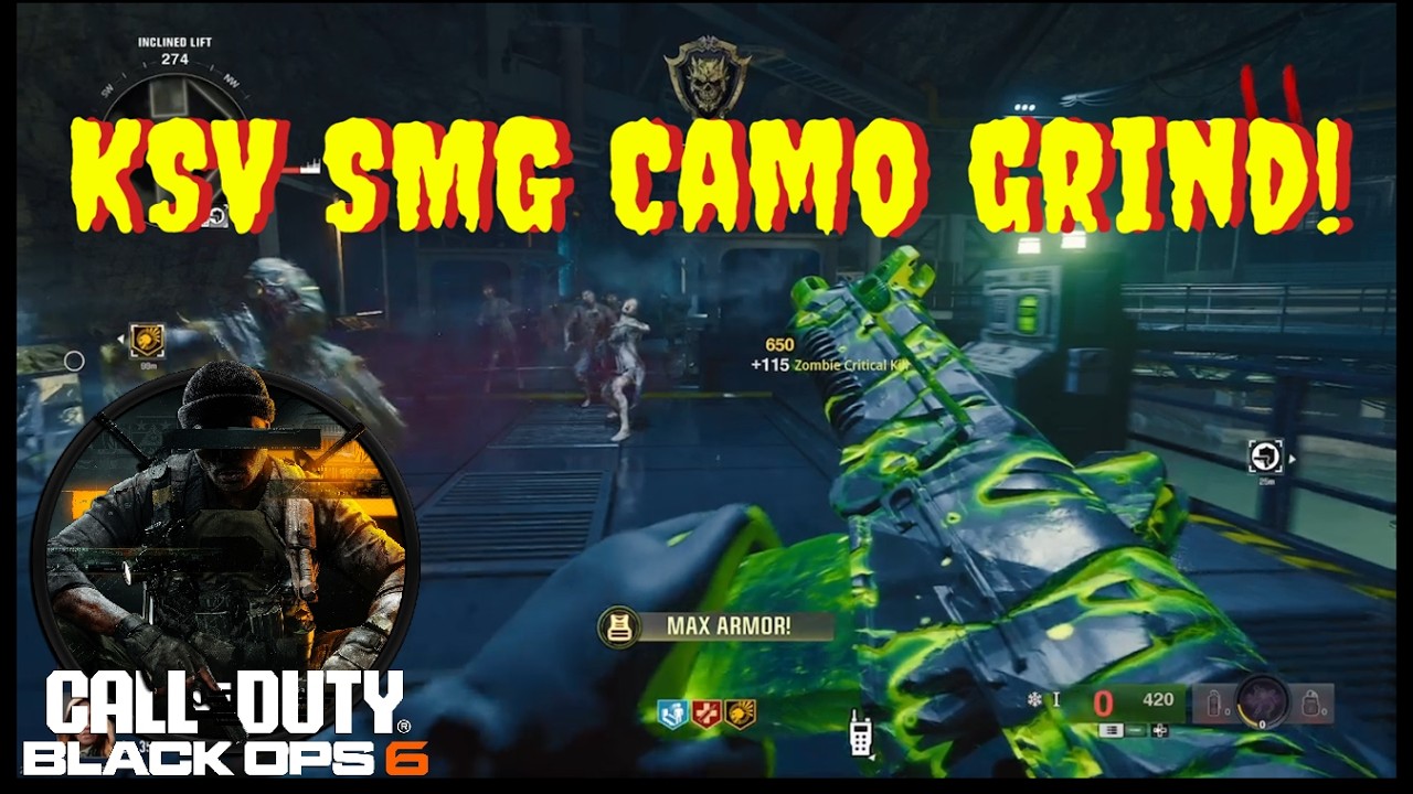 Black Ops 6 Zombies Camo grind: KSV SMG gameplay on Terminus Part 1 ...
