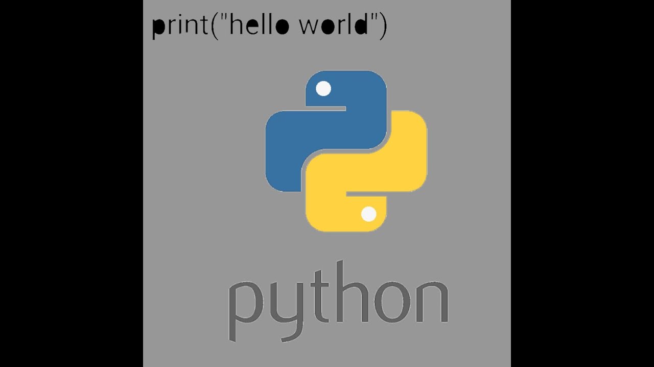 Как создать первую программу на Python Youtube