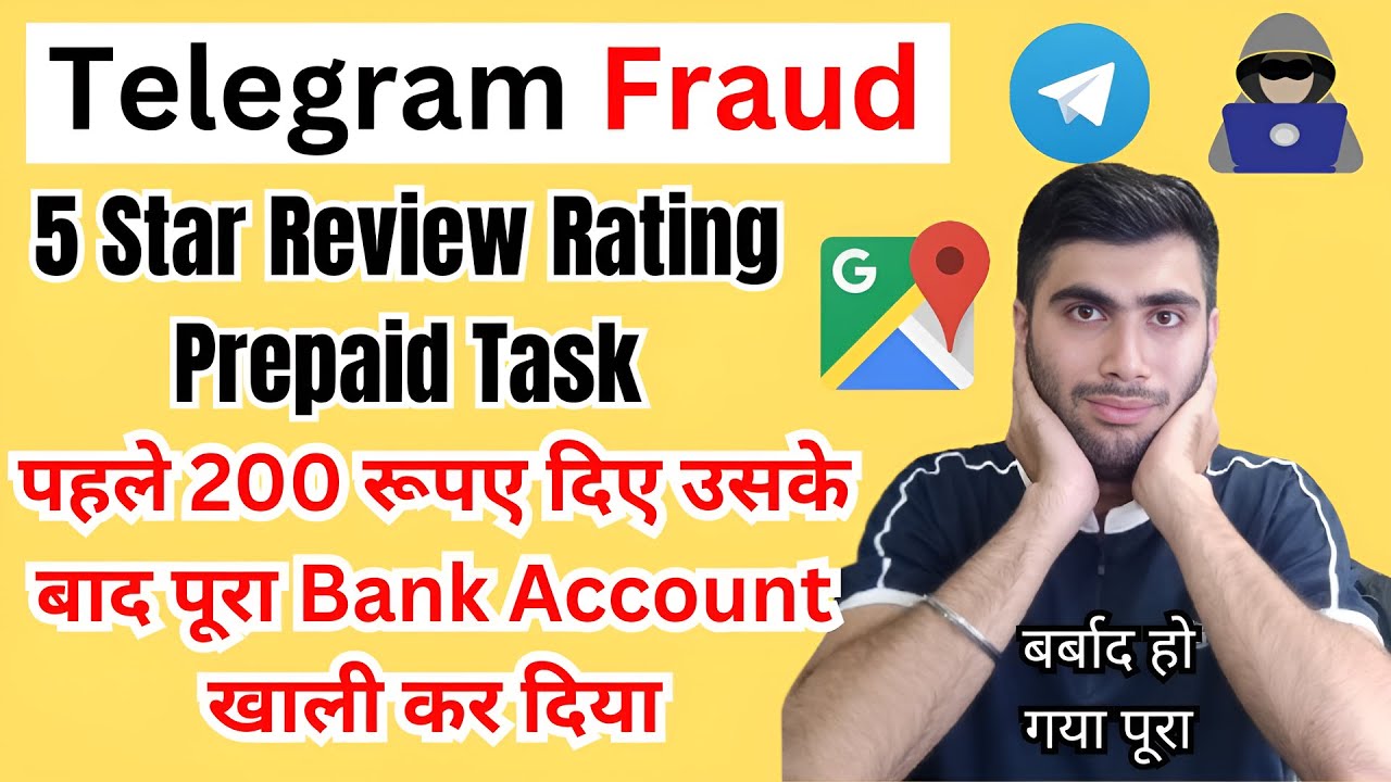 Telegram Prepaid Task Big Scam 2024 || Telegram Google Map 5 Star ...