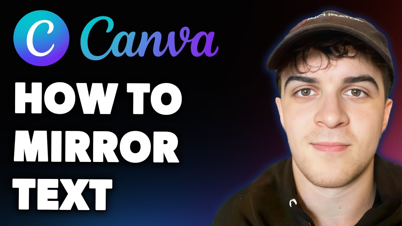 How to Mirror Text in Canva (Full 2025 Guide) - YouTube
