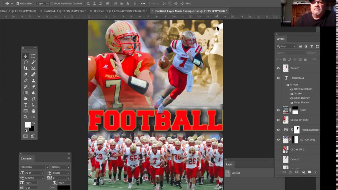Composite Poster 6 Layer Styles - YouTube
