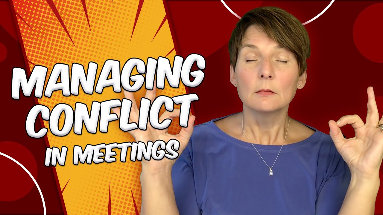 The Key to Managing Conflict in Meetings - YouTube