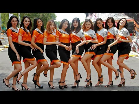 Suasana Persiapan Sebelum Race || Elizabeth Lorenza dan Umbrela girl cantik jadi pusat perhatian