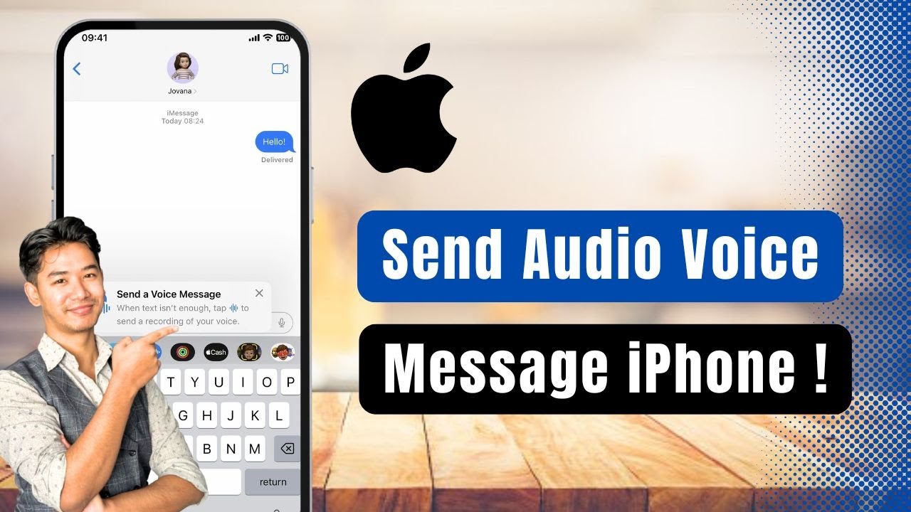 How To Send Audio/Voice Message On iPhone ! - YouTube