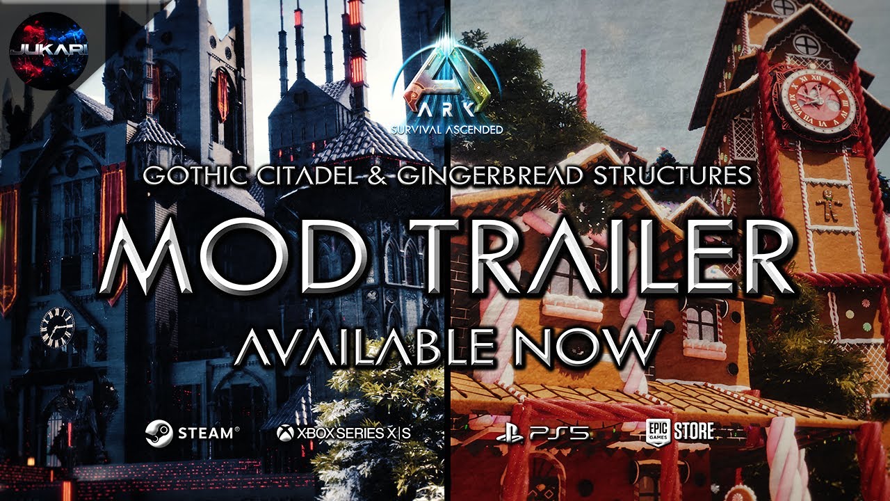ARK: Survival Ascended | Gothic Citadel & Gingerbread Structures | Mod ...