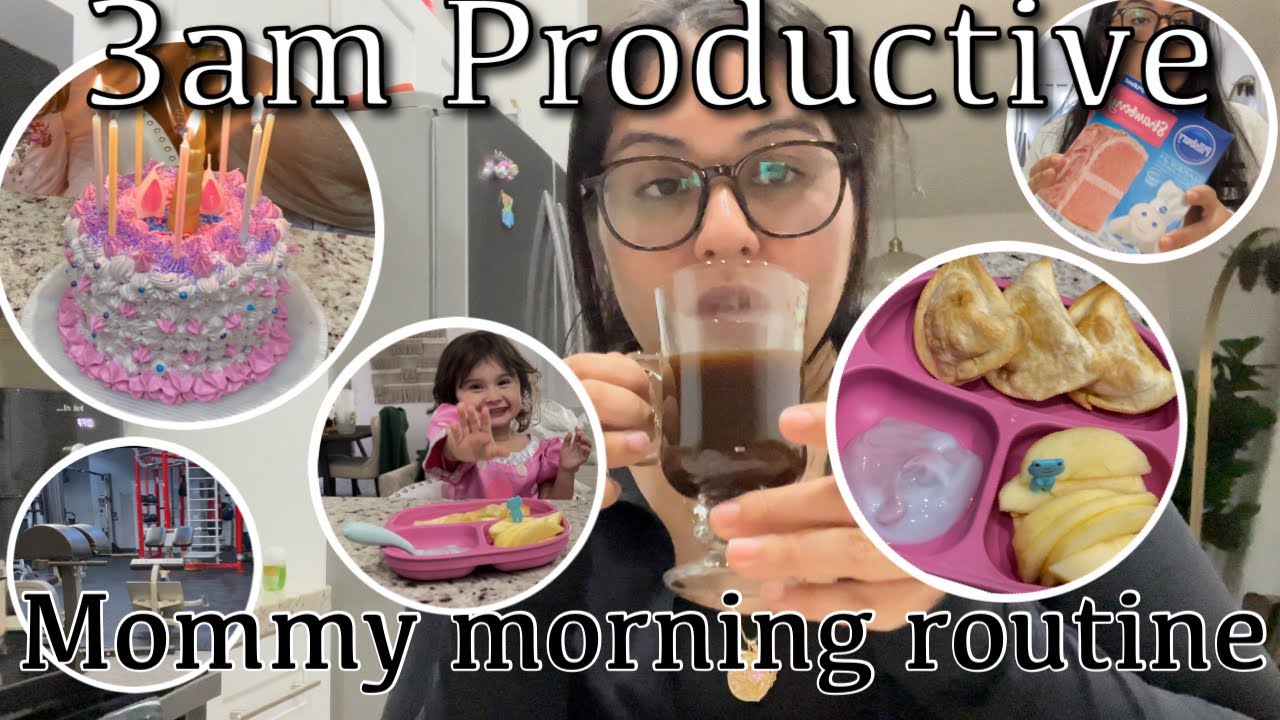 3am Busy/ Productive Stay at Home Mommy Morning Routine.| 2023 Morning ...