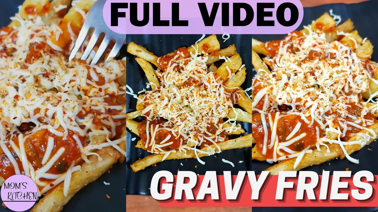 Gravy Fries | Cheesy French Fries Recipe | Cafe Style Loaded Fries ...