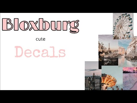 Roblox bloxburg cute decal codes! - YouTube