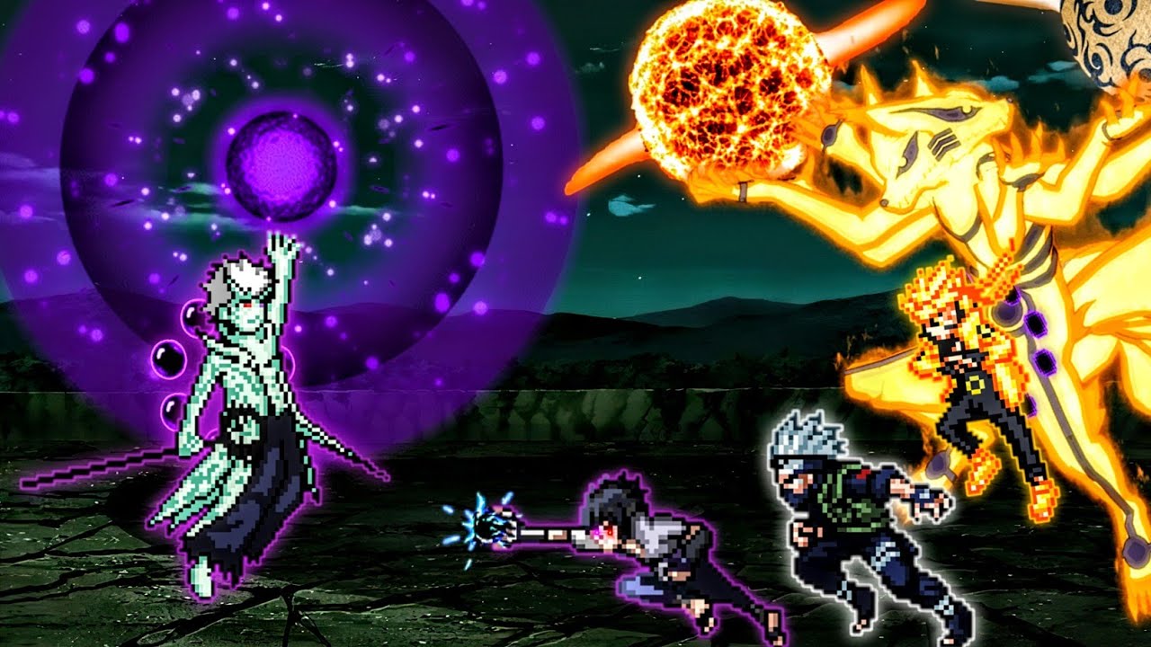 Obito Kamui V3 OP (all form)(New) VS Naruto Rikudou V3 OP, Sasuke Final ...