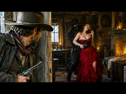 Bandit Eyes a Beauty, Unaware a Top Cowboy Is at the Door—One Punch Knocks Him Down! | Western