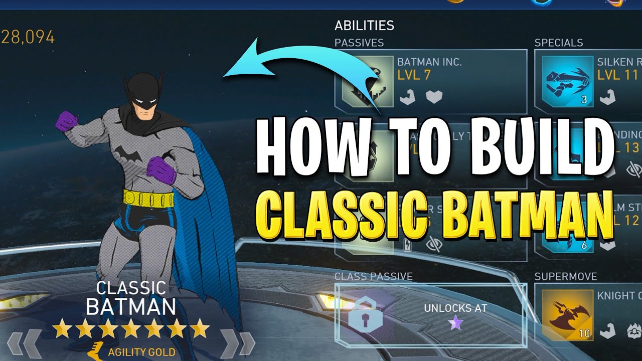 How to Build Classic Batman | Build Guide | Injustice 2 Mobile - YouTube