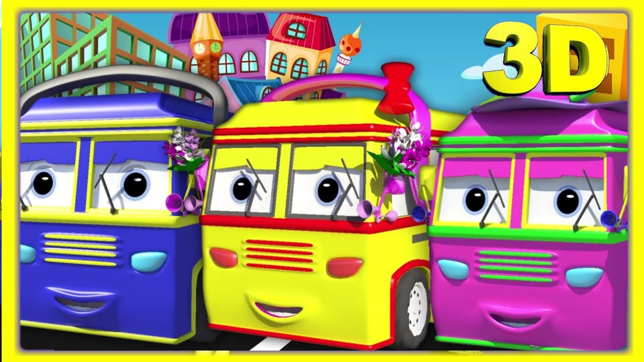 Buses Finger Family - YouTube