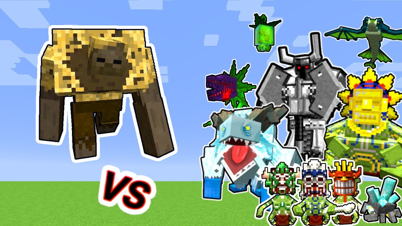 Mutant Husk Vs Mowzies Mobs Monsters In Minecraft Youtube