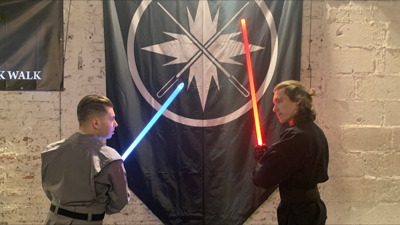 Djem so, signals and throws - lightsaber practice at SaberArts - YouTube