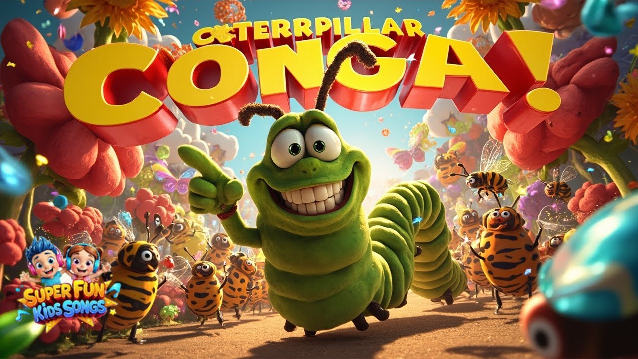 🐛 Caterpillar Conga 🐛 Toddler Dance Along - YouTube