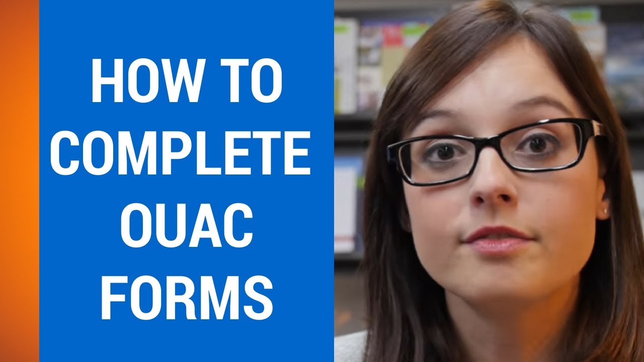 How to Submit OUAC (Ontario Universities Application Center) Form - YouTube