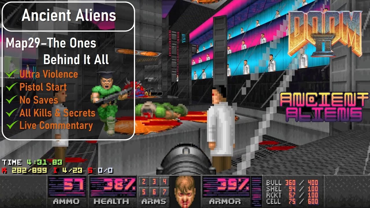 Ancient Aliens Map29 - The Ones Behind It All [Doom 2, UV, Pistol, 100% ...