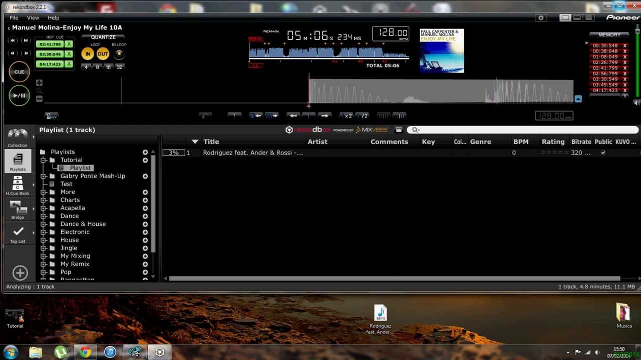 Recordbox Tutorial - Create folder and playlist, add and set songs (ITA ...